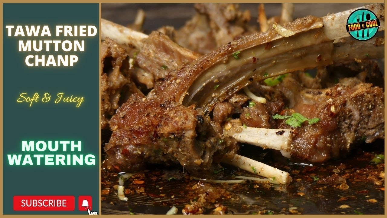 How to Make the Best Tawa Fried Mutton Chanp | Make Tasty & Juicy Lamb ...