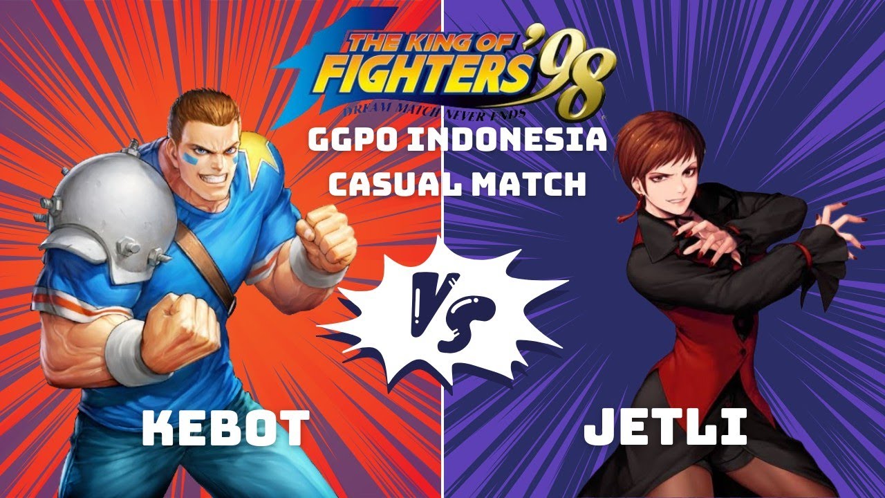 Kebot vs Jetli (KOF 98) GGPO Indonesia casual match - YouTube