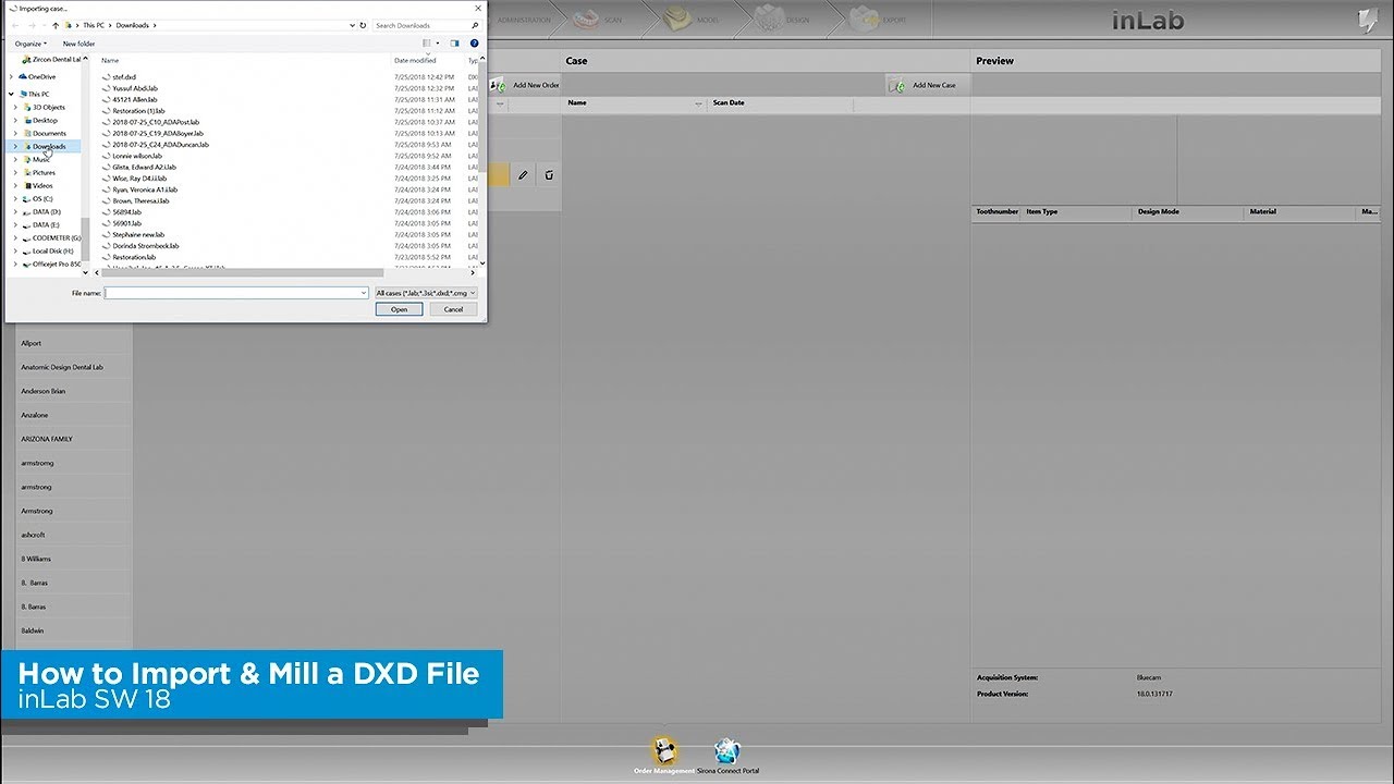 inLab SW 18: How to Import and Mill a DXD File - YouTube