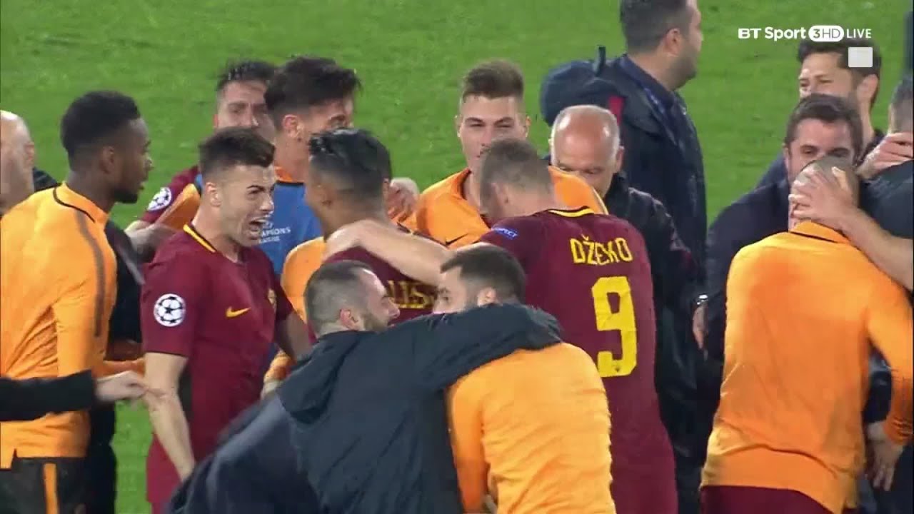 Incredible scenes as Roma complete historic Champions League comeback ...
