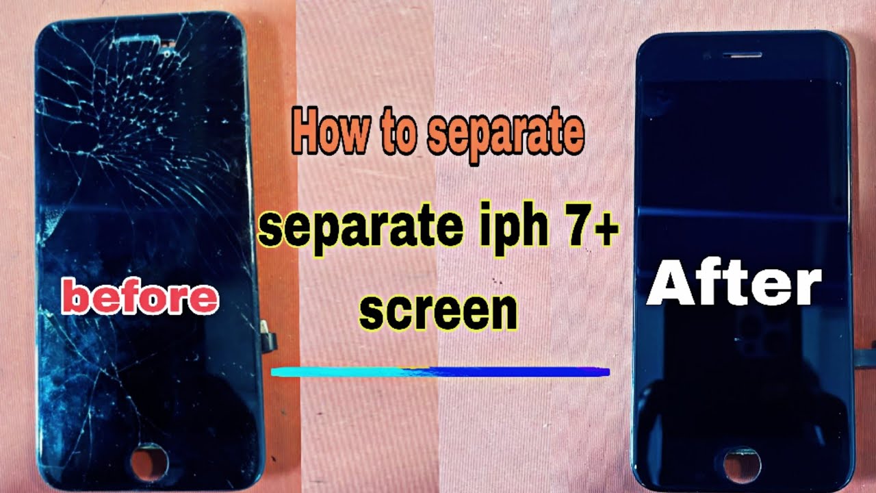 iPhone 7 plus screen repair - iPhone Screen separation - iPhone 7 plus ...