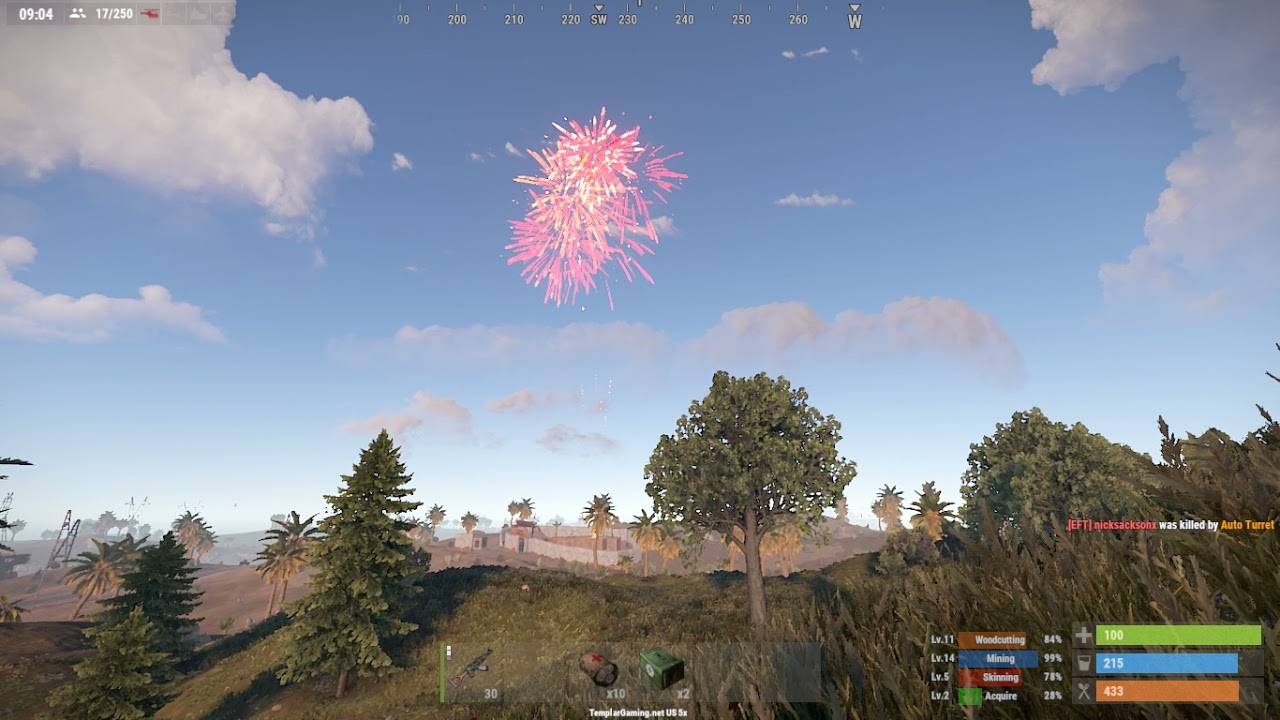 RUST Fireworks - YouTube