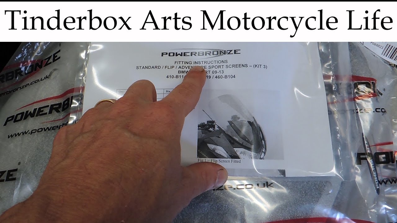 Review: Powerbronze Sport Screen For BMW R1200RT - YouTube