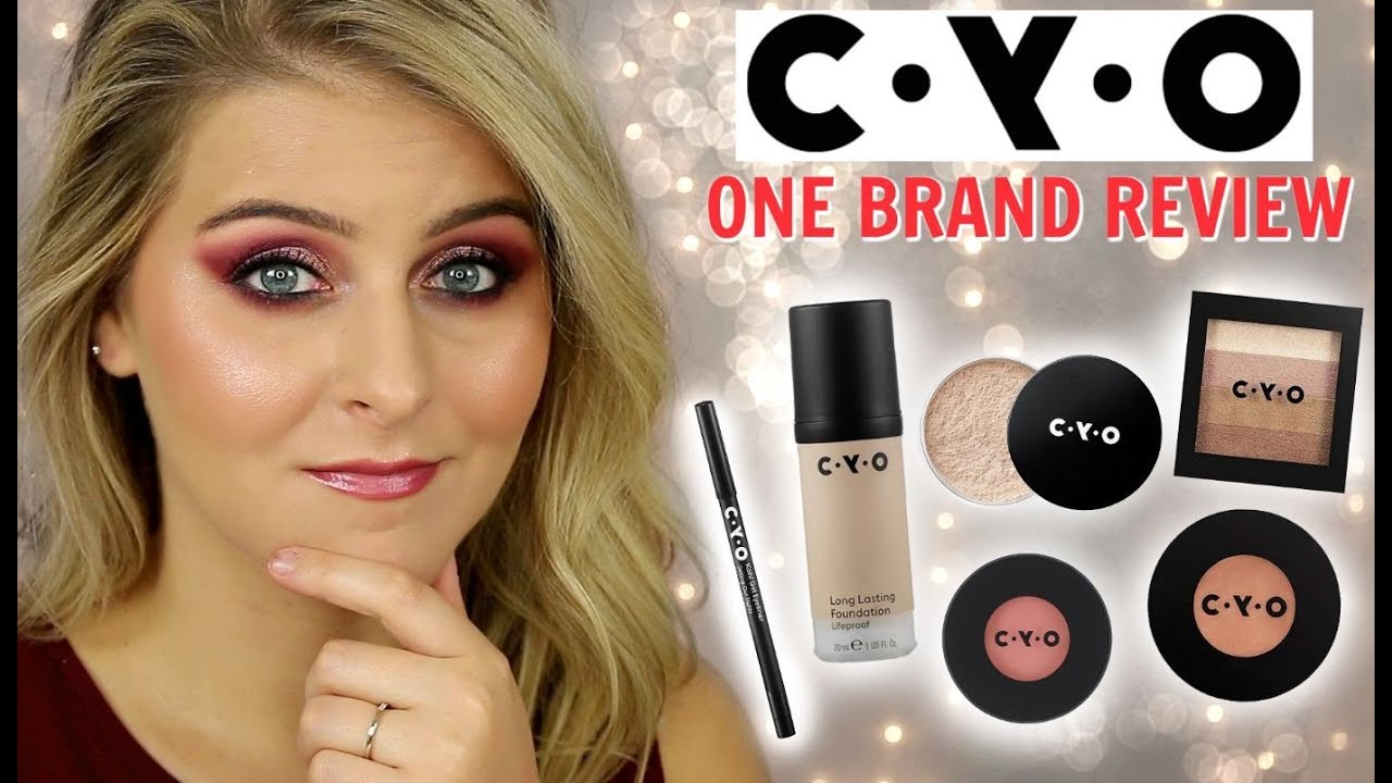 ONE BRAND REVIEW // CYO COSMETICS -- New at Walgreens! - YouTube