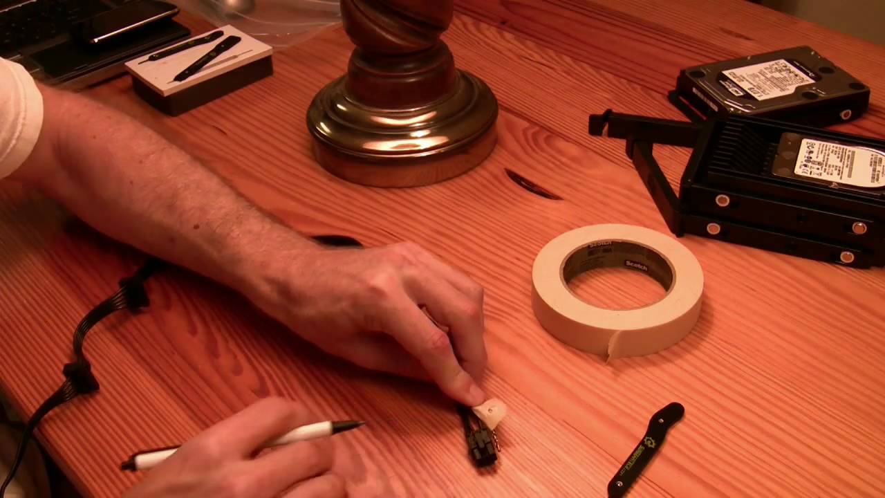 SATA Power Cable Mod - YouTube