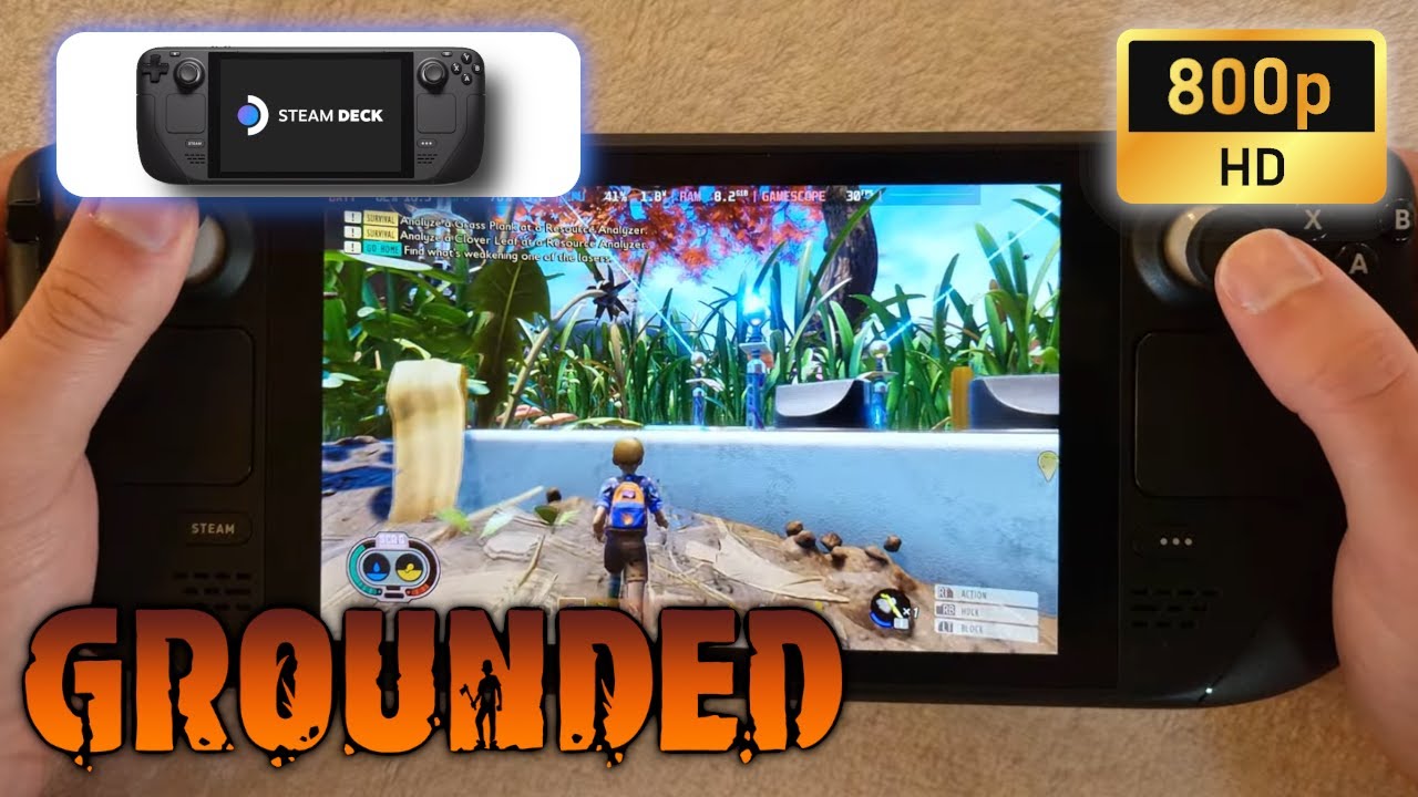 Steam Deck | Grounded | 800p | Medium settings - YouTube