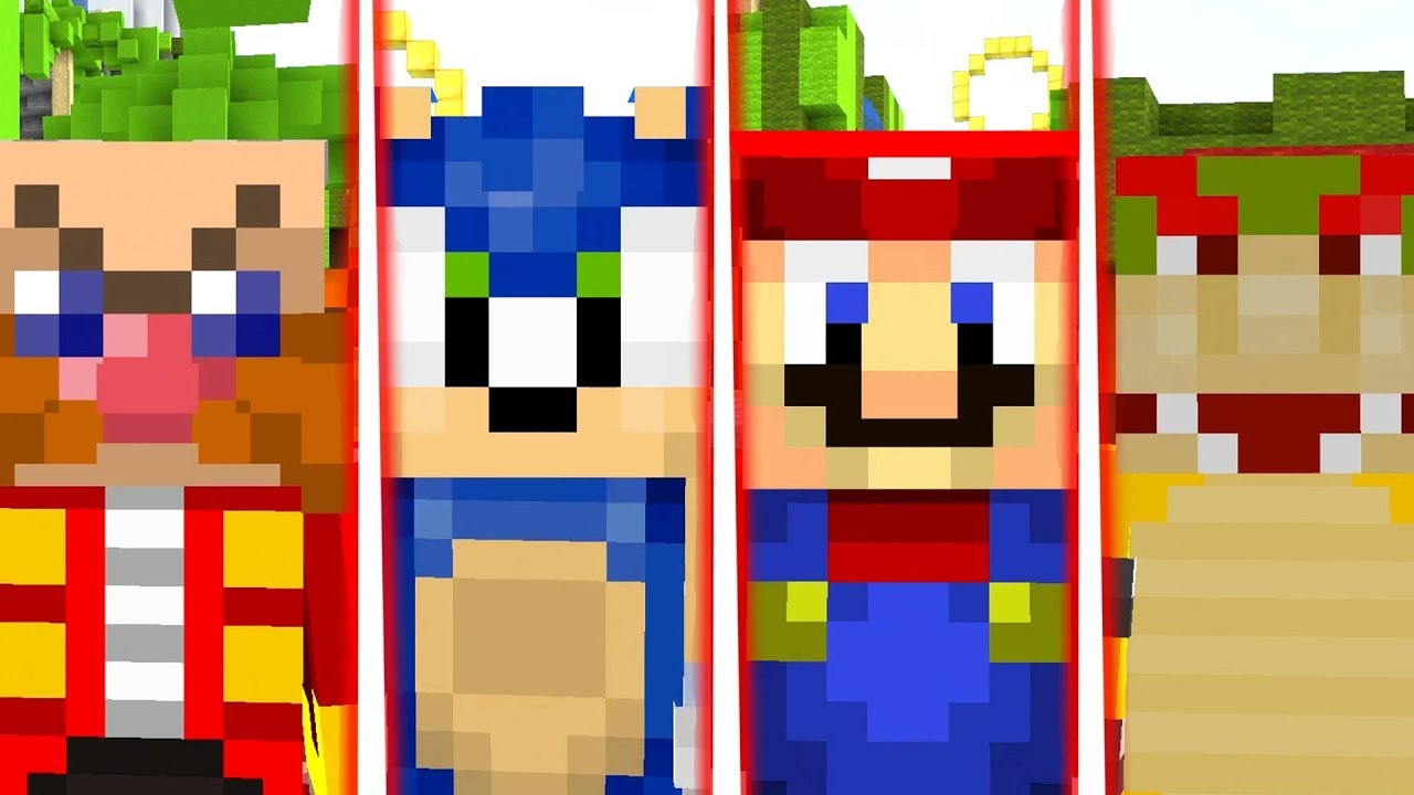 Minecraft | Super Mario Series | MARIO + SONIC: WORLDS COLLIDE! [255 ...
