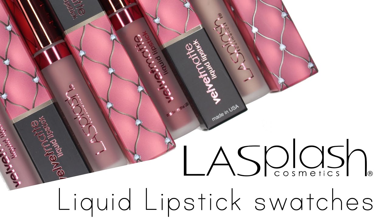 LA Splash Liquid Lipsticks - Läppswatches på nya färger - Brallis.se ...