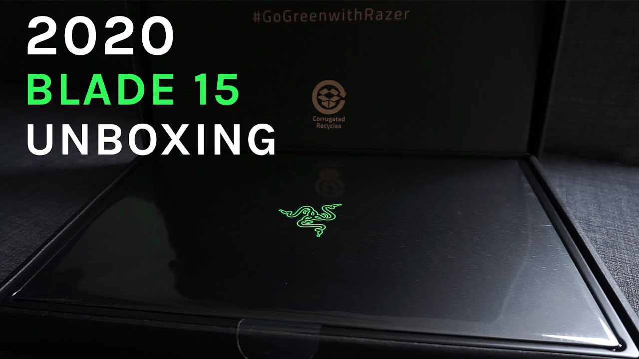 2020 Razer Blade 15 Unboxing - YouTube