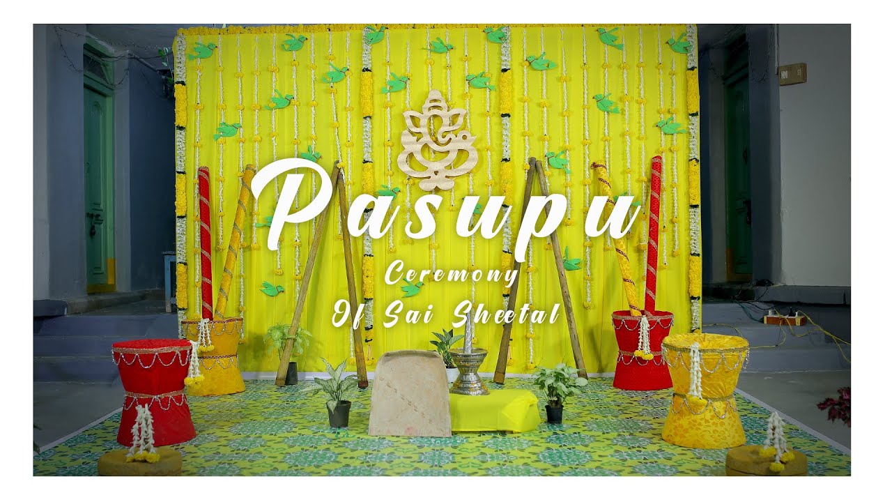 Sai Sheetal Pasupu Ceremony #Yash Wedding Films - YouTube