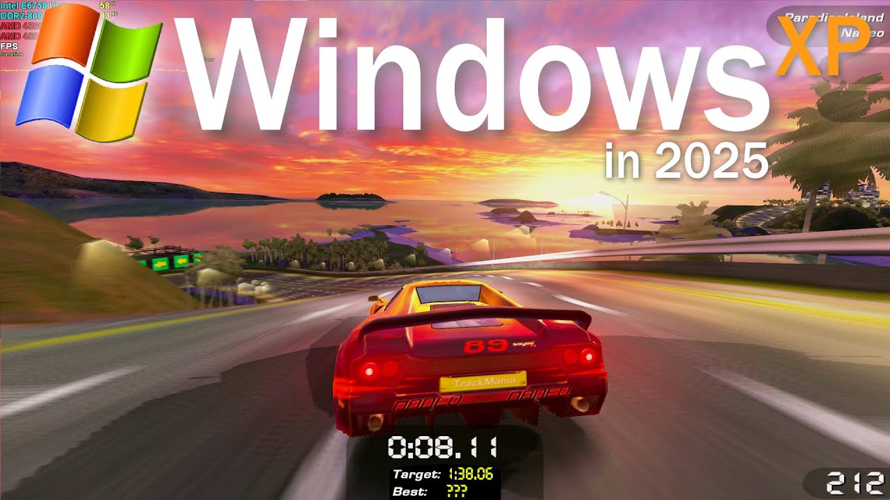 Windows XP Gameplay: Trackmania Sunrise - YouTube