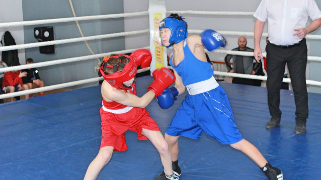 Boxing | Full Fight | 14yo | 40kg | Russian Boxing Federation - YouTube