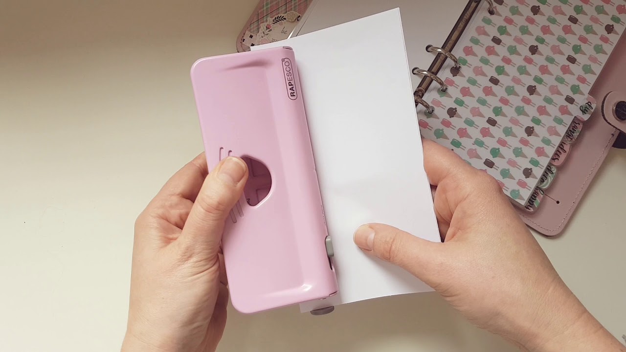 Comment perforer des feuilles au format personal pour mon planner ...