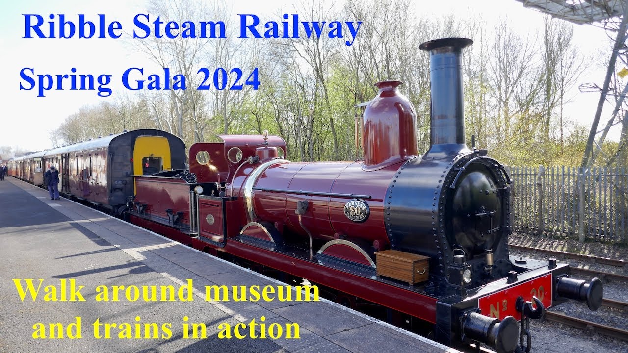 Ribble Steam Railway - Spring Steam Gala - 24th March 2024 - YouTube