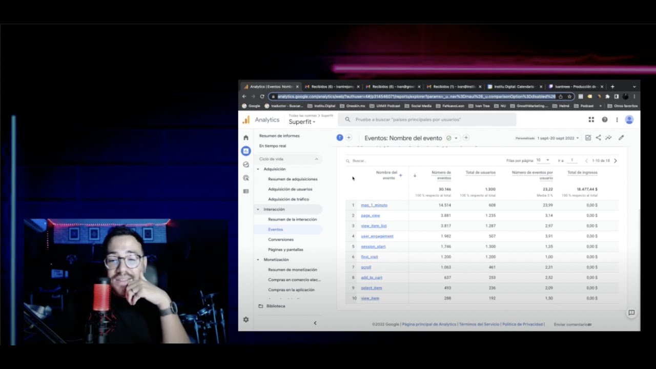 Configurar eventos de Google Analytics 4 en Google Data Studio - Stream ...
