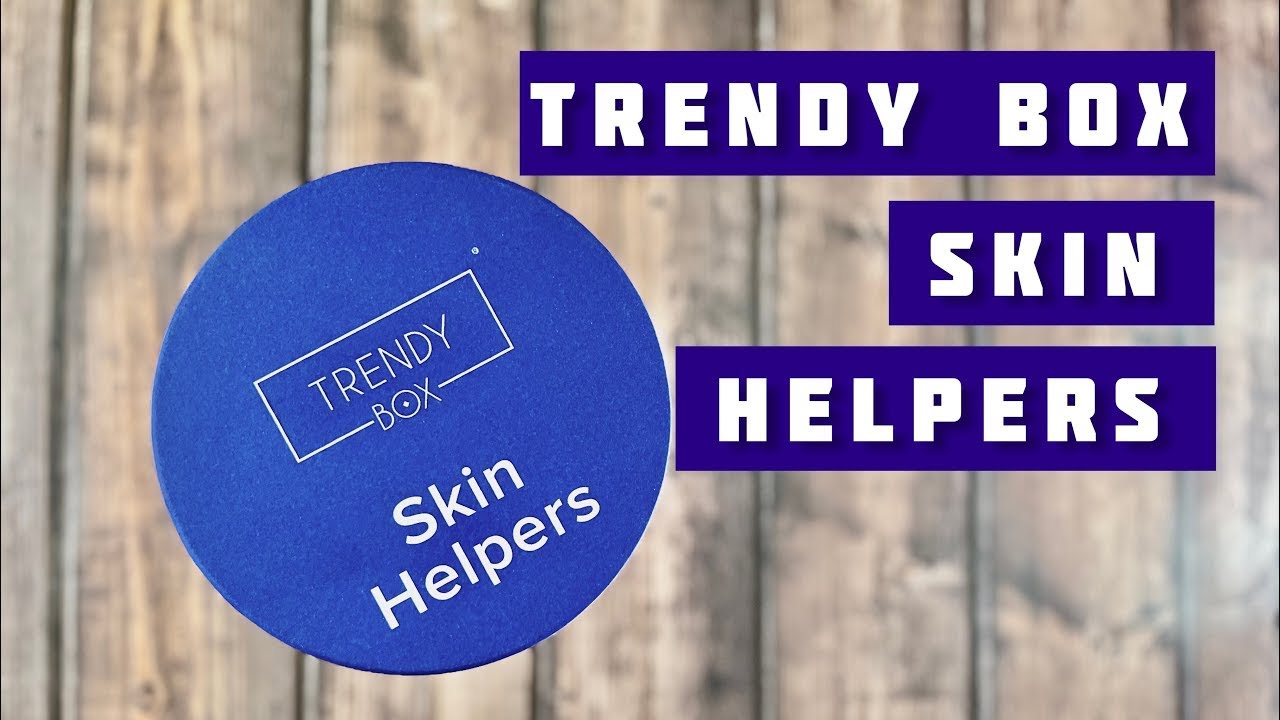 Распаковка - Моно бокс Skin Helper от Trendy box - YouTube