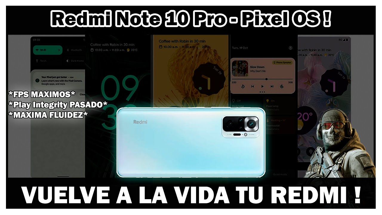 Redmi Note 10 Pro - Pixel OS ! REVIVE TU REDMI CON ESTA ROM ! MAXIMA ...