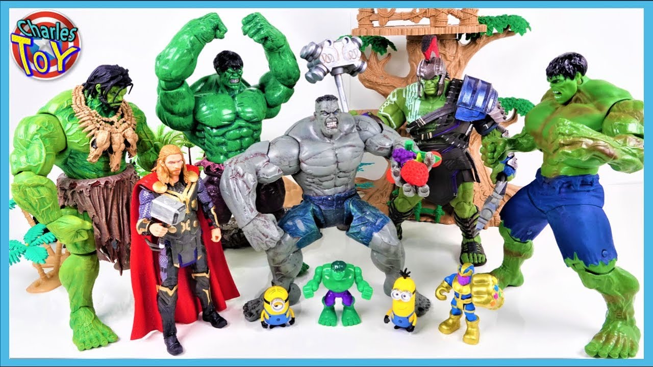 Marvel Hulk Collection | The Small hulk turned into a bigger Gray Hulk ...