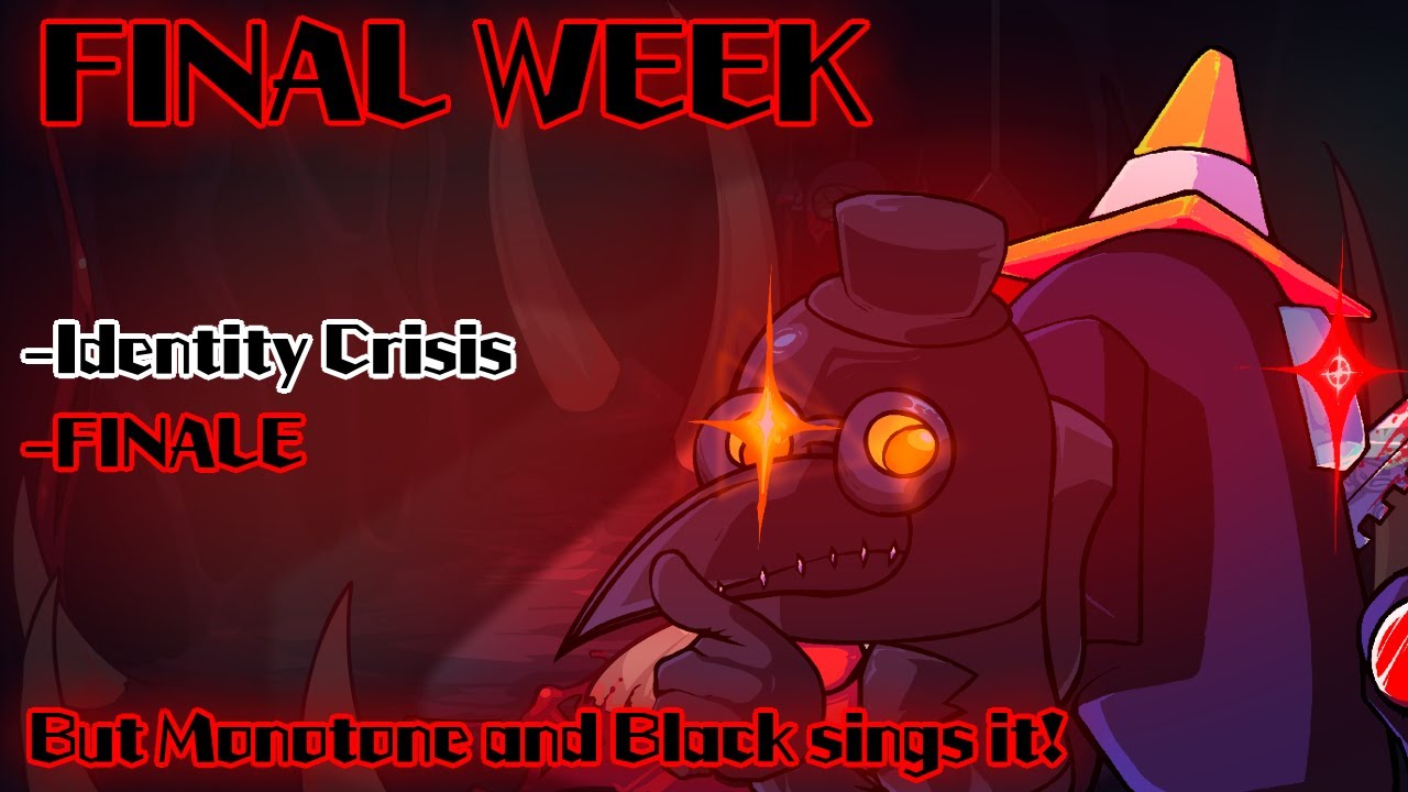 FINAL WEEK / VS Impostor Final Week but Monotone and Black sings it ...