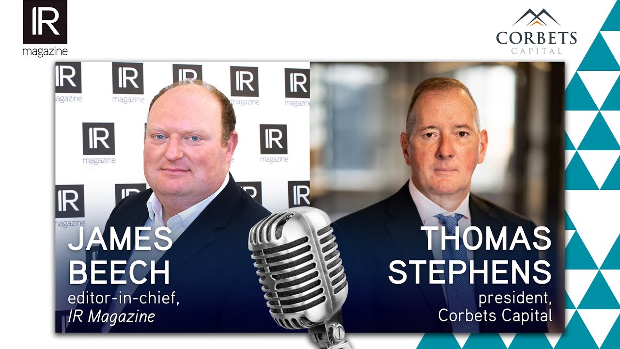 James Beech talks to Thomas Stephens, president, Corbets Capital - YouTube