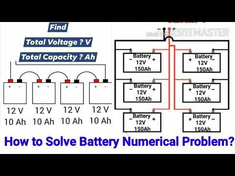 How to Solve battery Numerical Series and Parallel problem ...