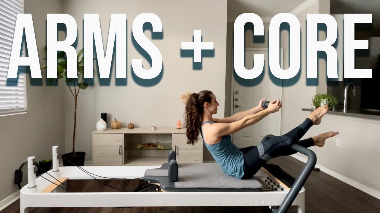 Pilates Reformer Workout | Arms + Core | Mini Weight | 20 Min - YouTube