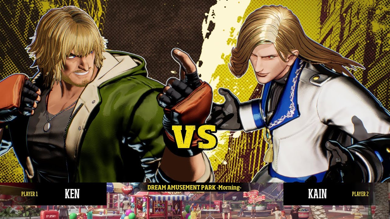 FATAL FURY City of the Wolves - Ken Masters VS Kain R. Heinlein - YouTube