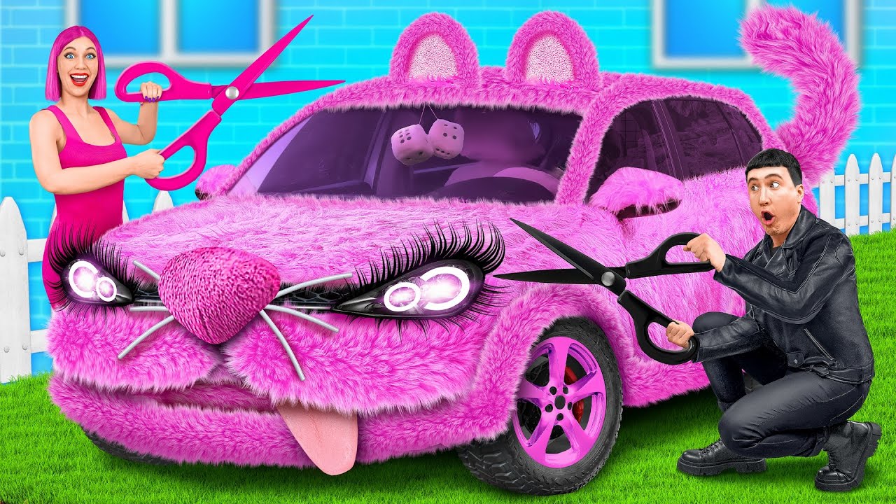 Masina Roz vs Mașina Neagră Provocare | Situații Amuzante Multi DO ...