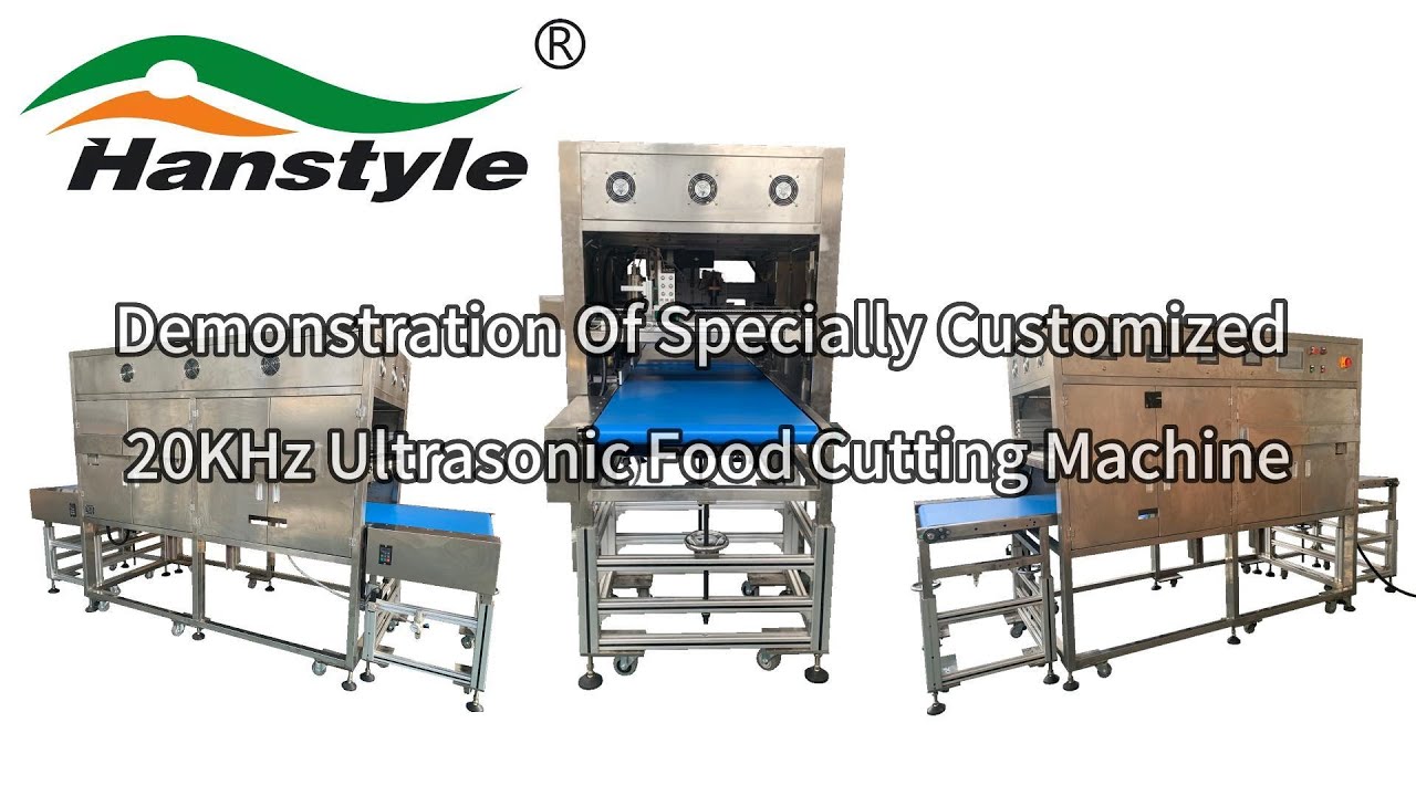 Demonstration Of Special Customized 20KHz Ultrasonic Food Cutting ...
