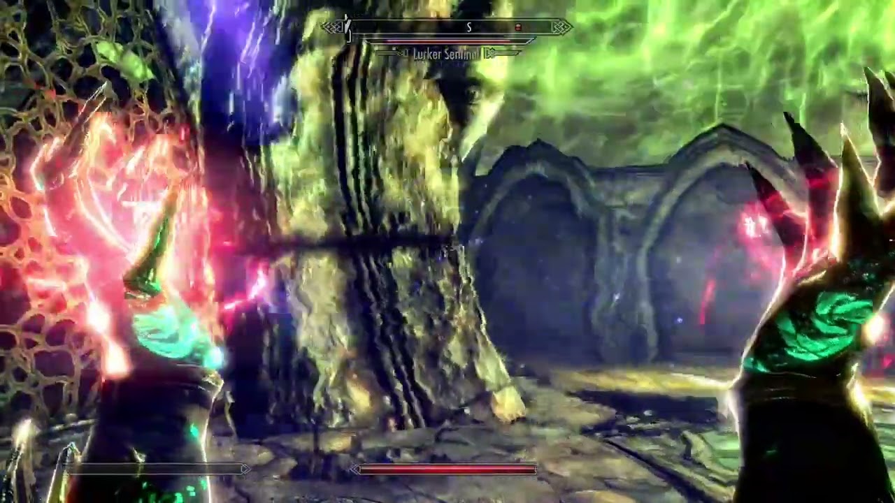 The Elder Scrolls V: Skyrim Special Edition - Mechu-Deru Vs Lurker ...