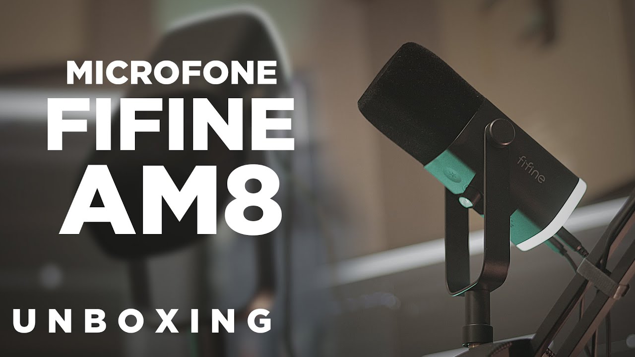 Microfone Fifine AM8 (Unboxing Review) - YouTube