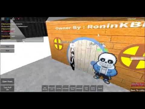 Undertale role play roblox - YouTube