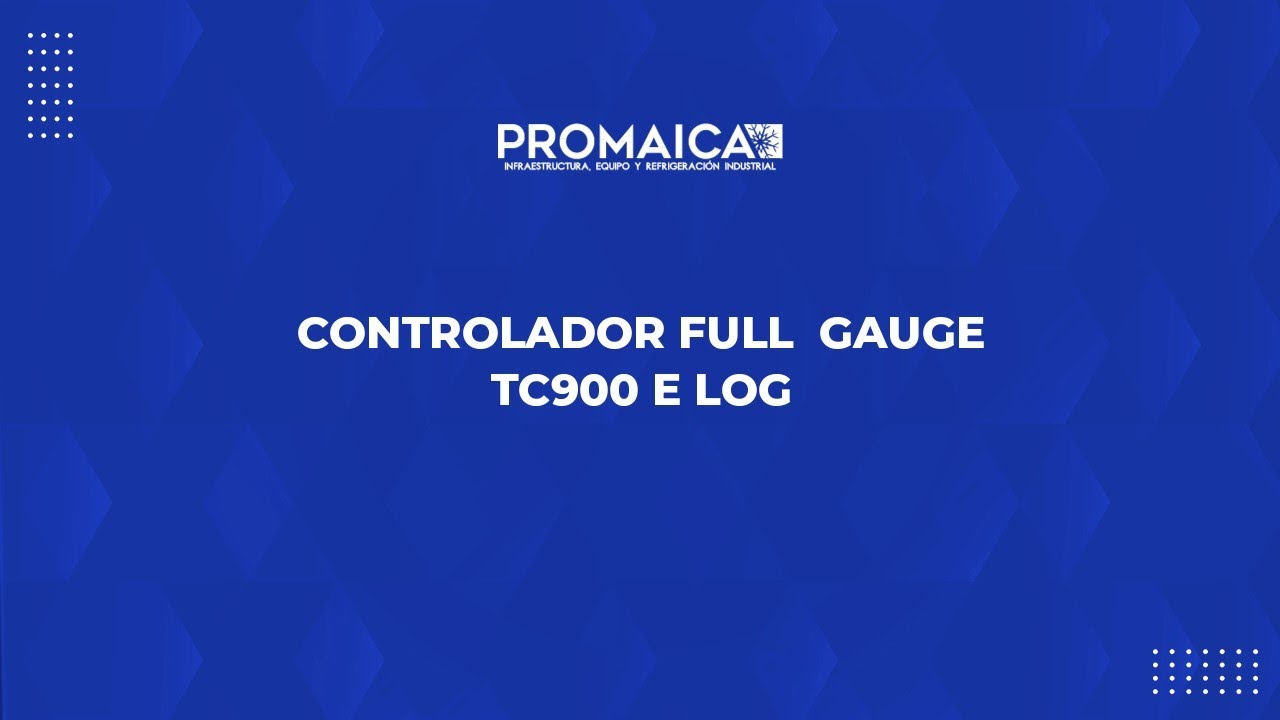 Funciones y beneficios del controlador TC-900E Log de Full Gauge - YouTube