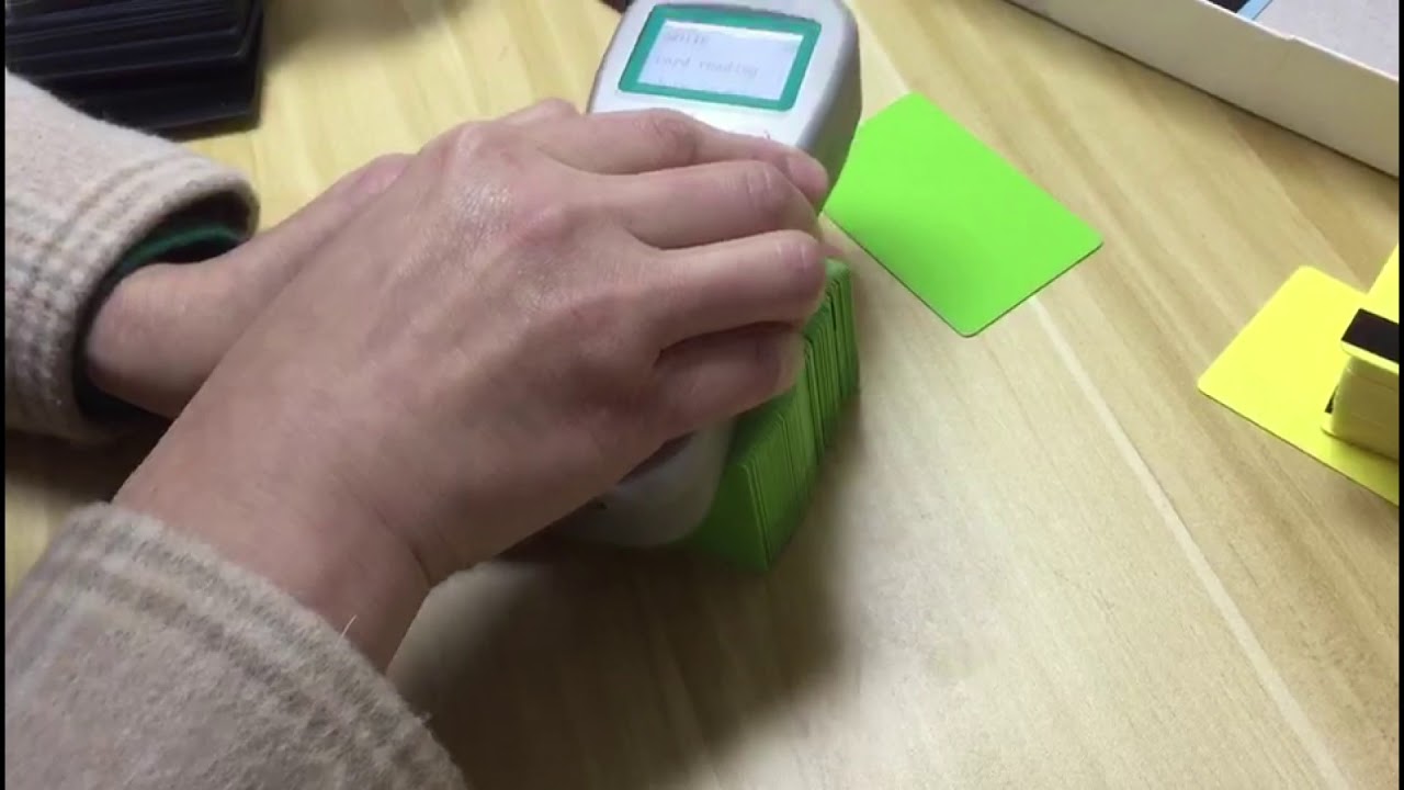 Counting for colorful core card - YouTube