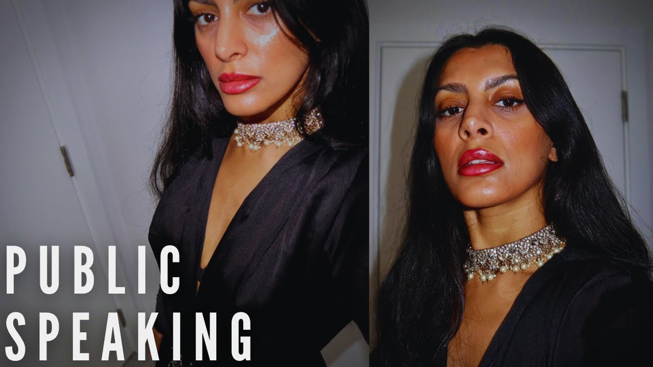 GRWM - My Fear of Public Speaking | Amna Saleem - YouTube