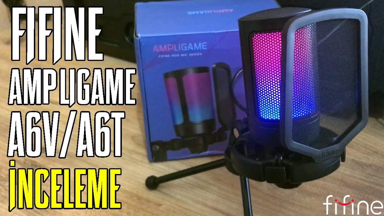Fifine Ampligame A6V/A6T Kutu Açılımı ve İnceleme - Fiyat Performans ...