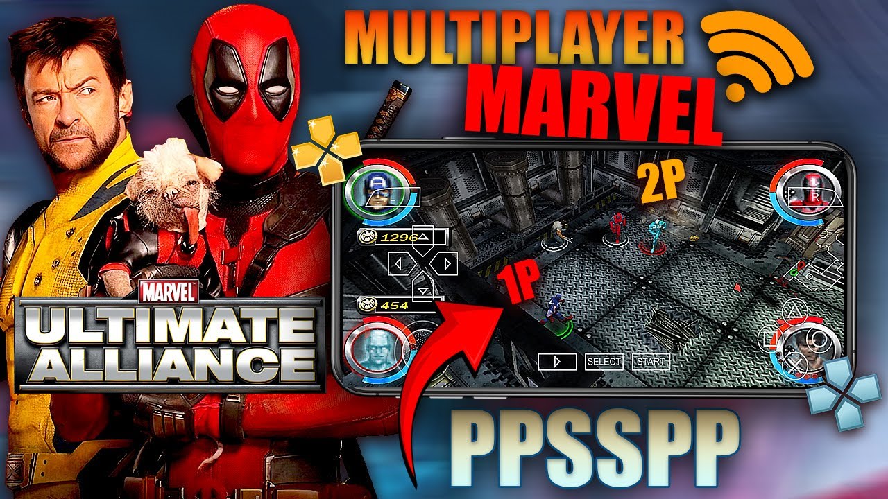 Deadpool Wolverine bye bye Game PPSSPP Multiplayer Marvel Ultimate ...