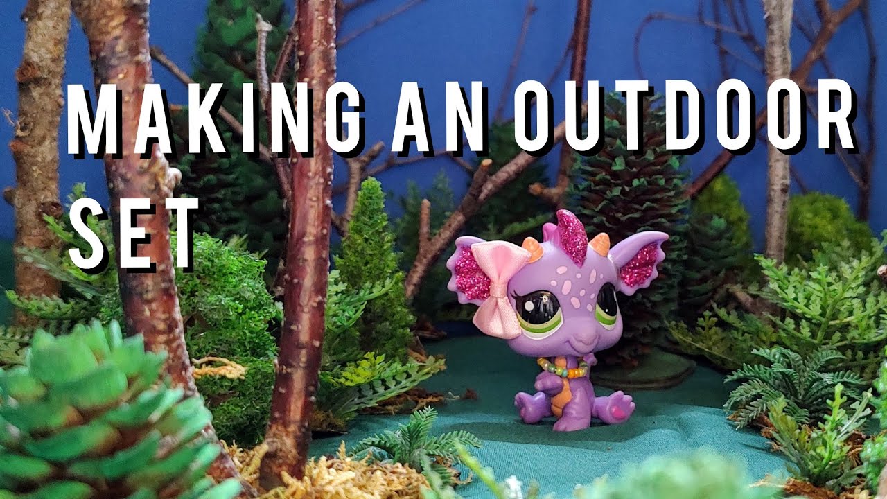 DIY outdoor/nature set for LPS - YouTube