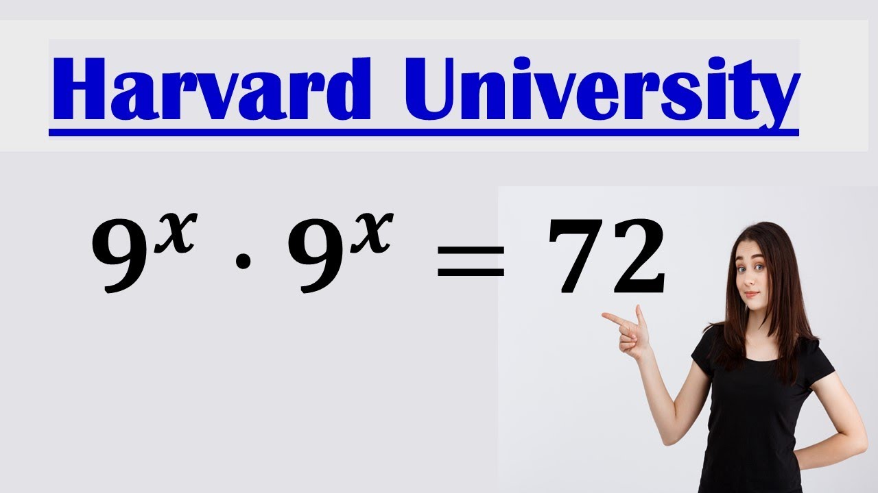 Solving a 'Harvard' University entrance exam - YouTube