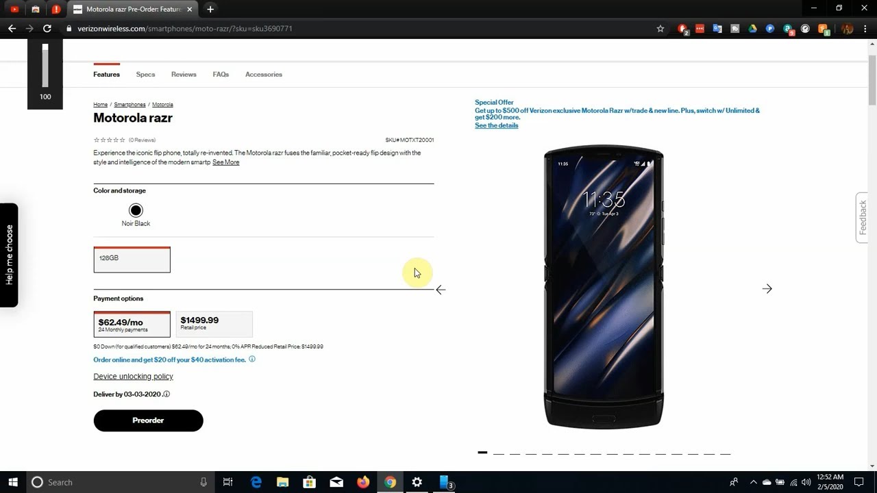 Motororla razr (2019) | Verizon Wireless - YouTube