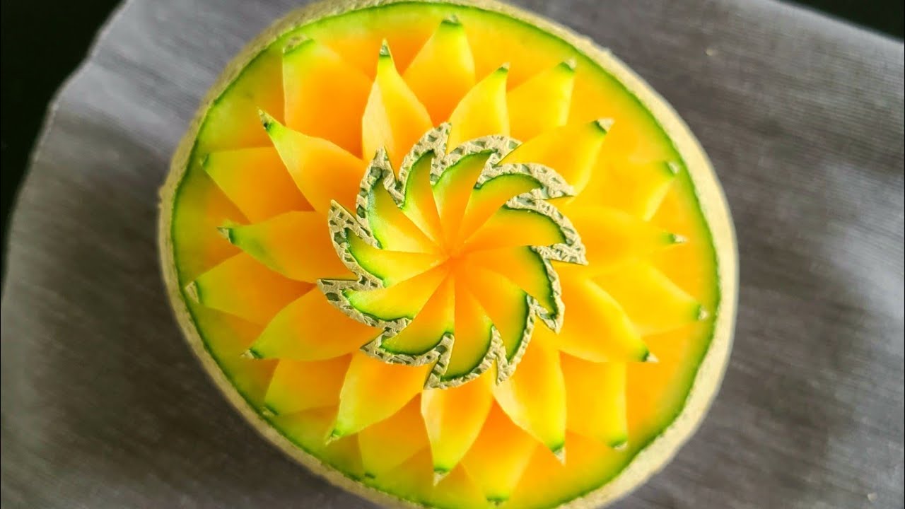 CARVING II Rock Melon - YouTube