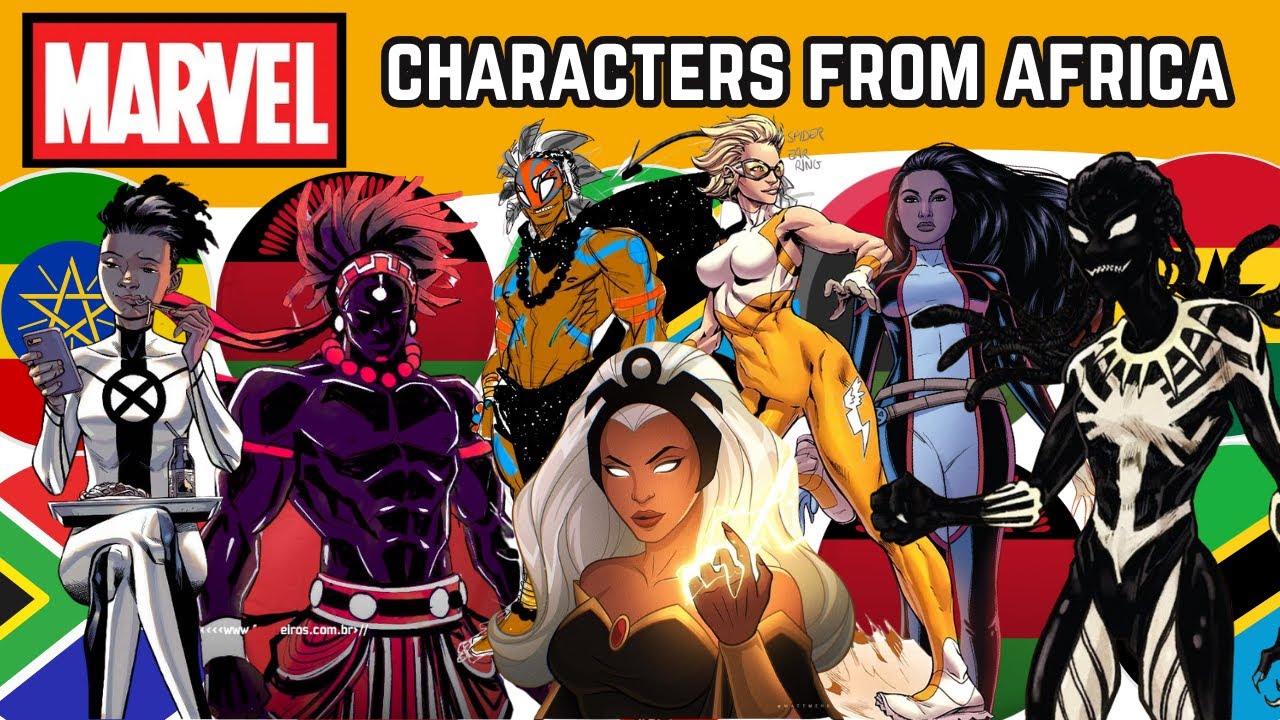 Notable Marvel Characters from Africa #viral #marvel #viralvideo - YouTube
