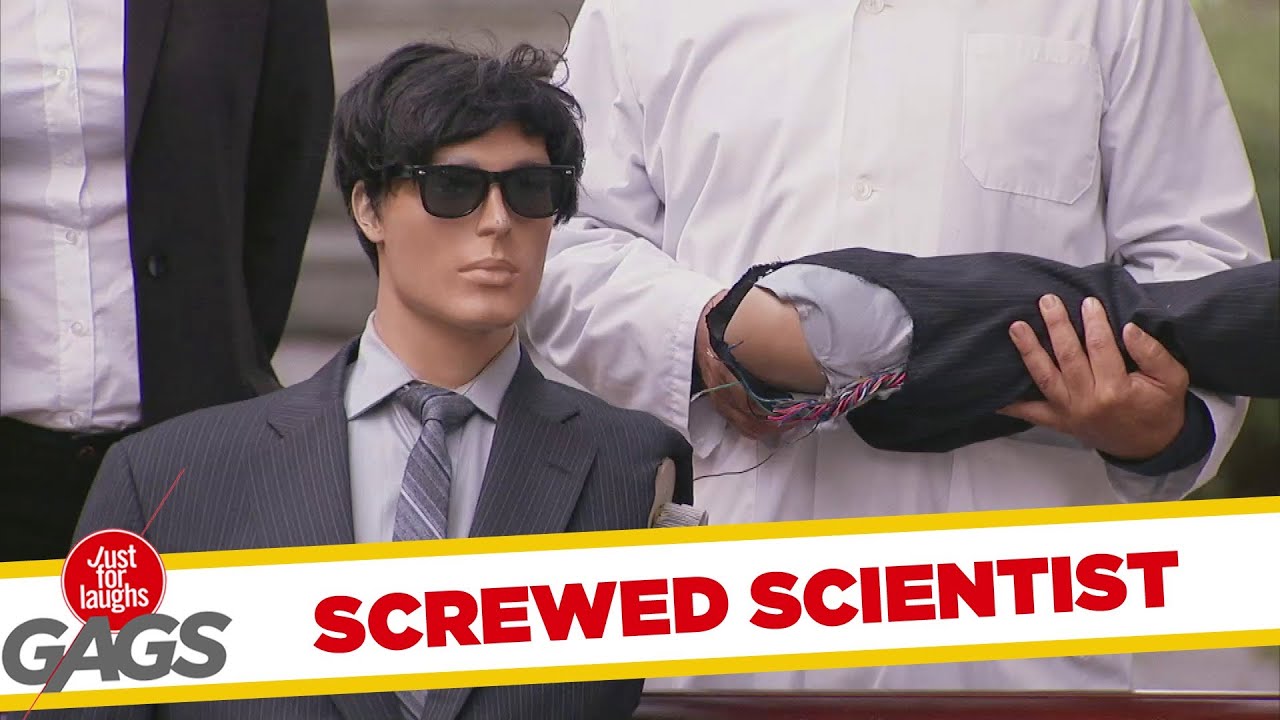 Screwed Robot Scientist Prank - YouTube