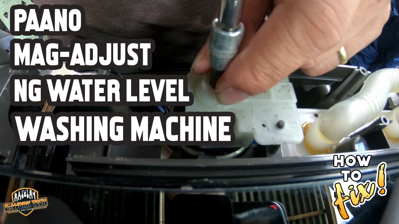 Paano Mag-adjust ng Water Level sa Automatic Washing Machine // Sharp ...