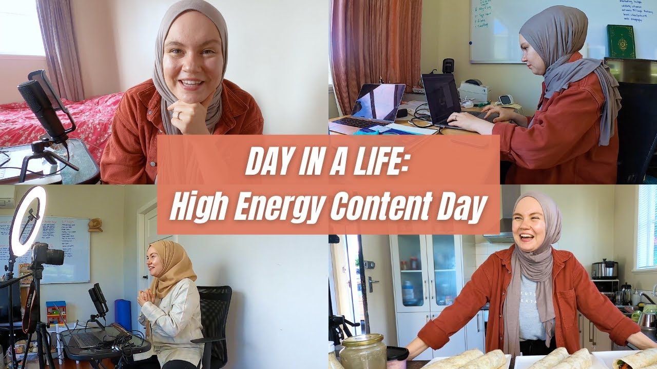 Day in a life: High Energy Day Vlog | This is how my filming and ...