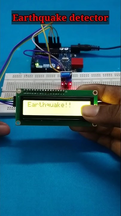 Earthquake Detector Using Vibration Sensor #shorts - YouTube
