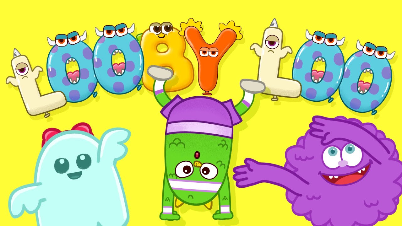 Here we go looby loo song with ZooZooSong monsters ! Dance for kids and ...