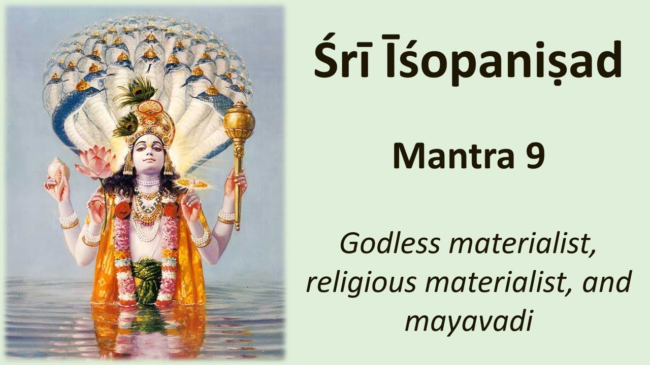 Bhakti Sastri Isopanishad - Mantra 9 - YouTube