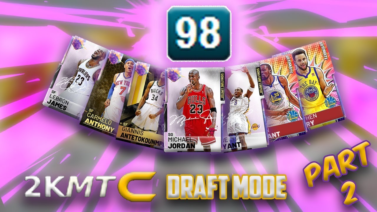 MY BIGGEST ATTEMPT AT A 98 OVERALL 2KMTCENTRAL DRAFT! NBA2K19 MyTeam ...