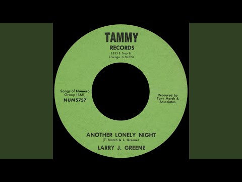 Larry J. Greene – Another Lonely Night / The Girl I Love – Vinyl (7 ...